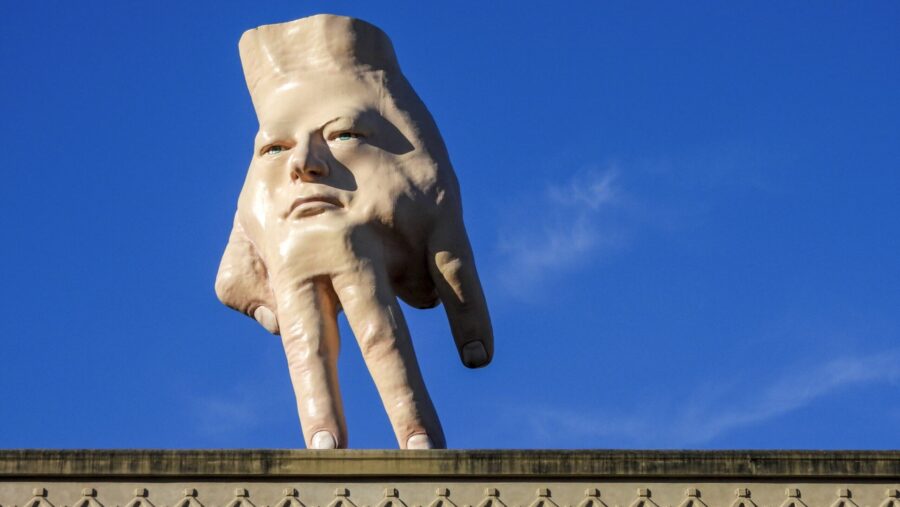 'Disturbing'Giant Hand Sculpture Finally Removed In New Zealand